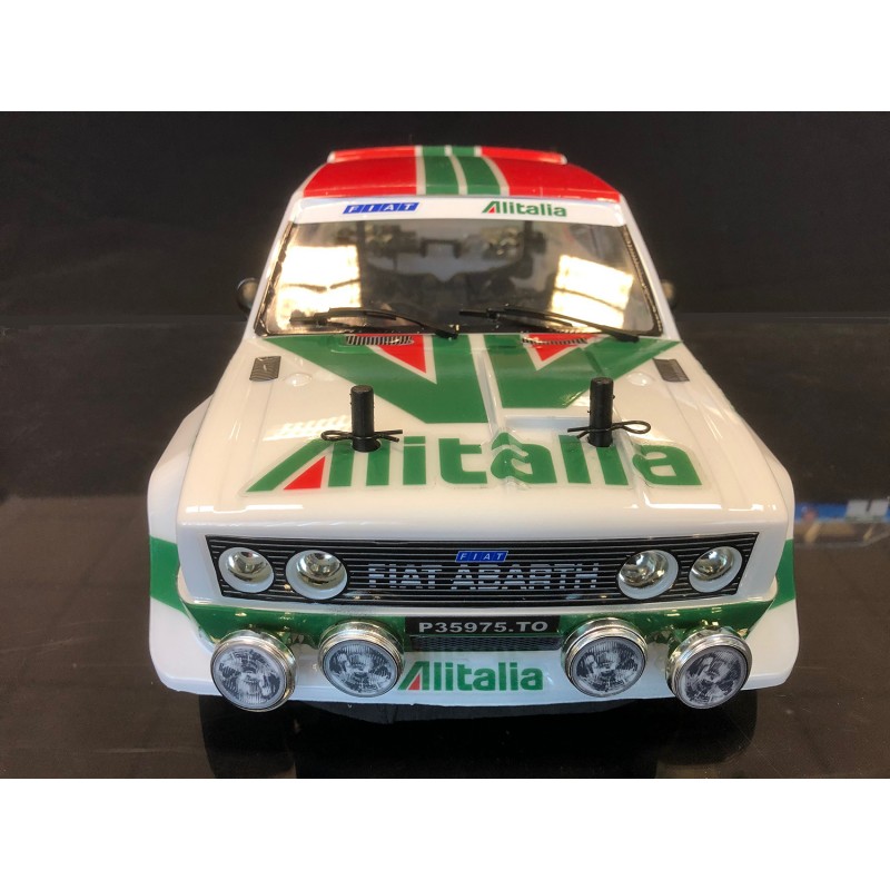 Fiat 131 Abarth rally clear body + Alitalia Decals