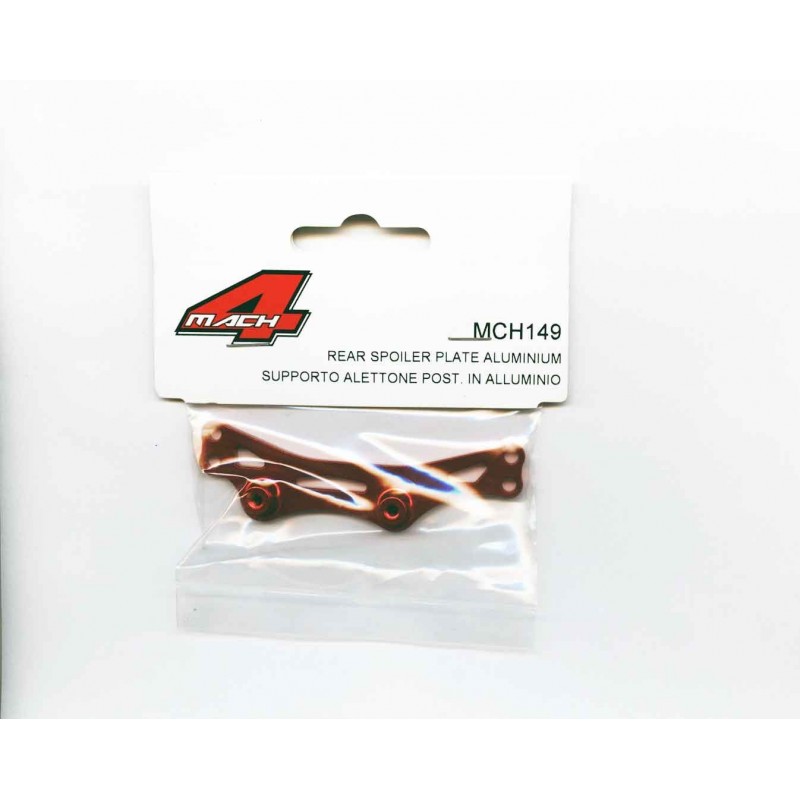 REAR SPOILER PLATE ALUMINIUM